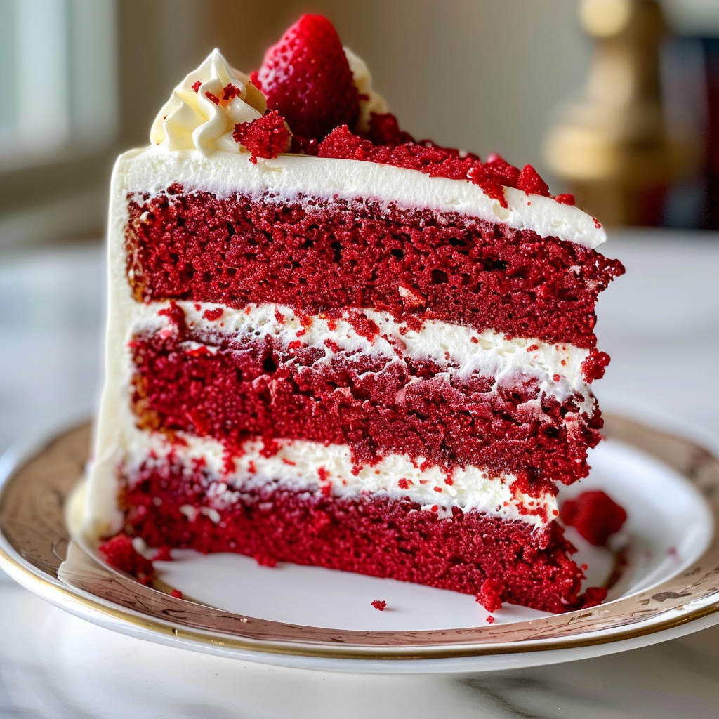 Amazing Juneteenth Red Velvet Cake for Delicious Celebrations